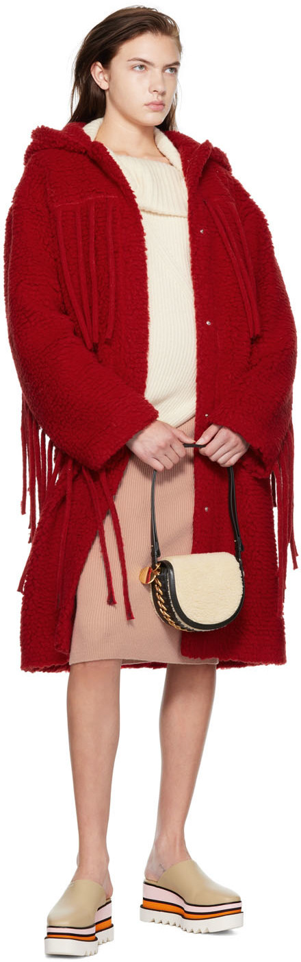 Stella McCartney Red Teddy Coat Stella McCartney