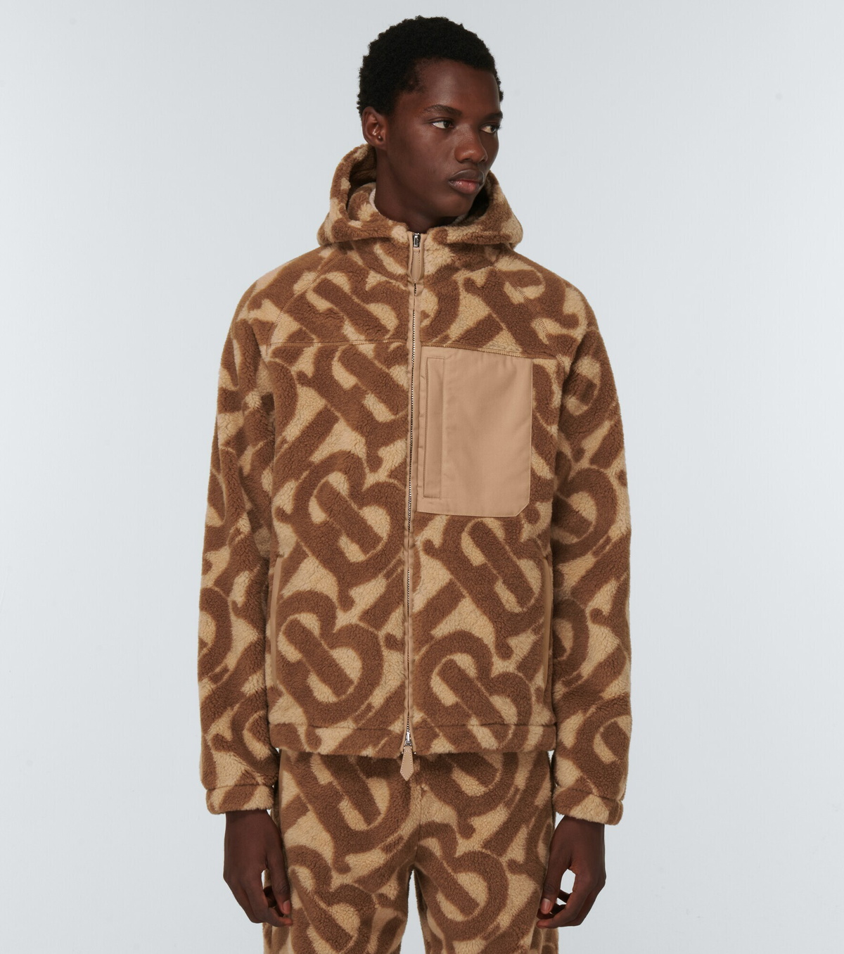 Burberry - TB Monogram jacquard fleece jacket Burberry