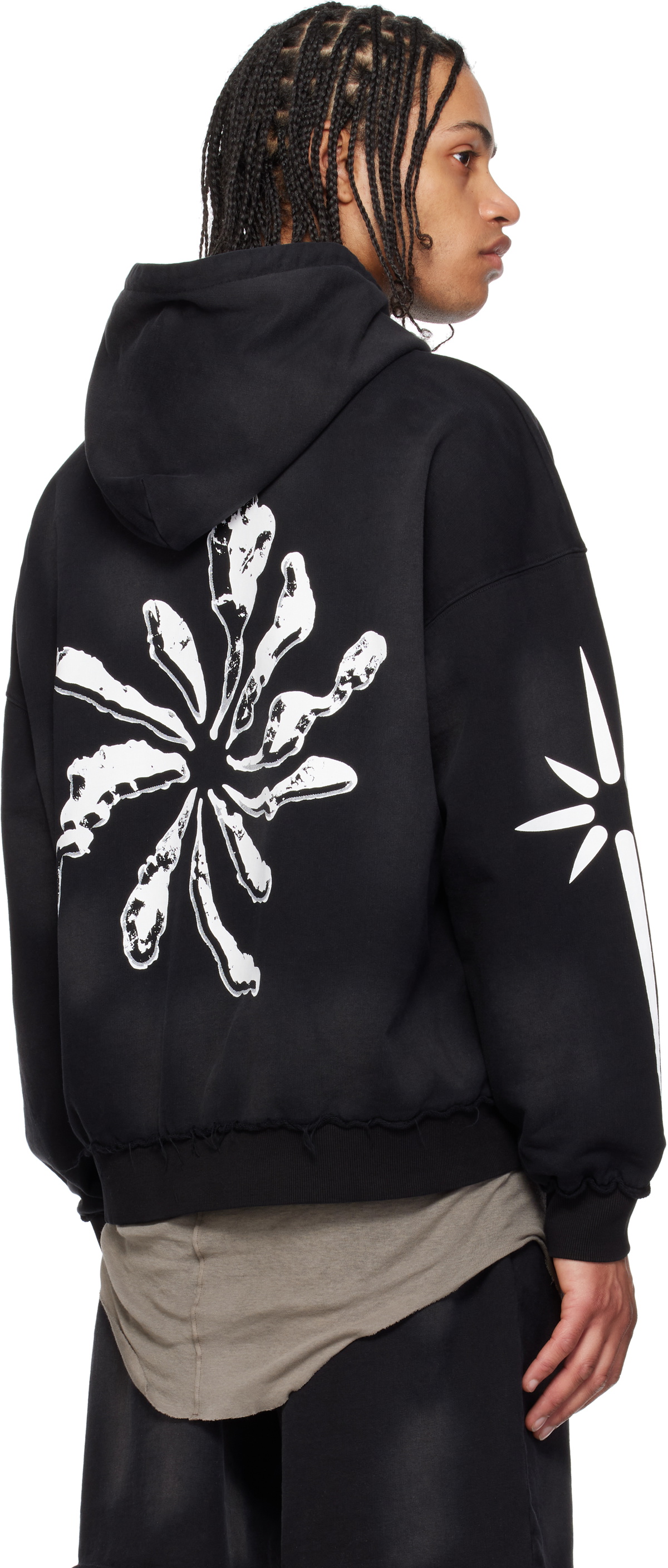 KUSIKOHC Black Origami Hoodie KUSIKOHC