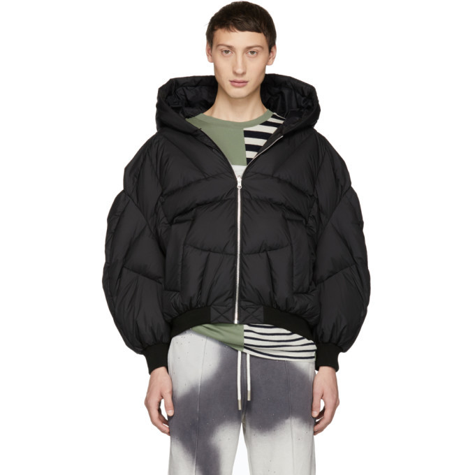 Chen Peng Black Double Layer Jacket Chen Peng