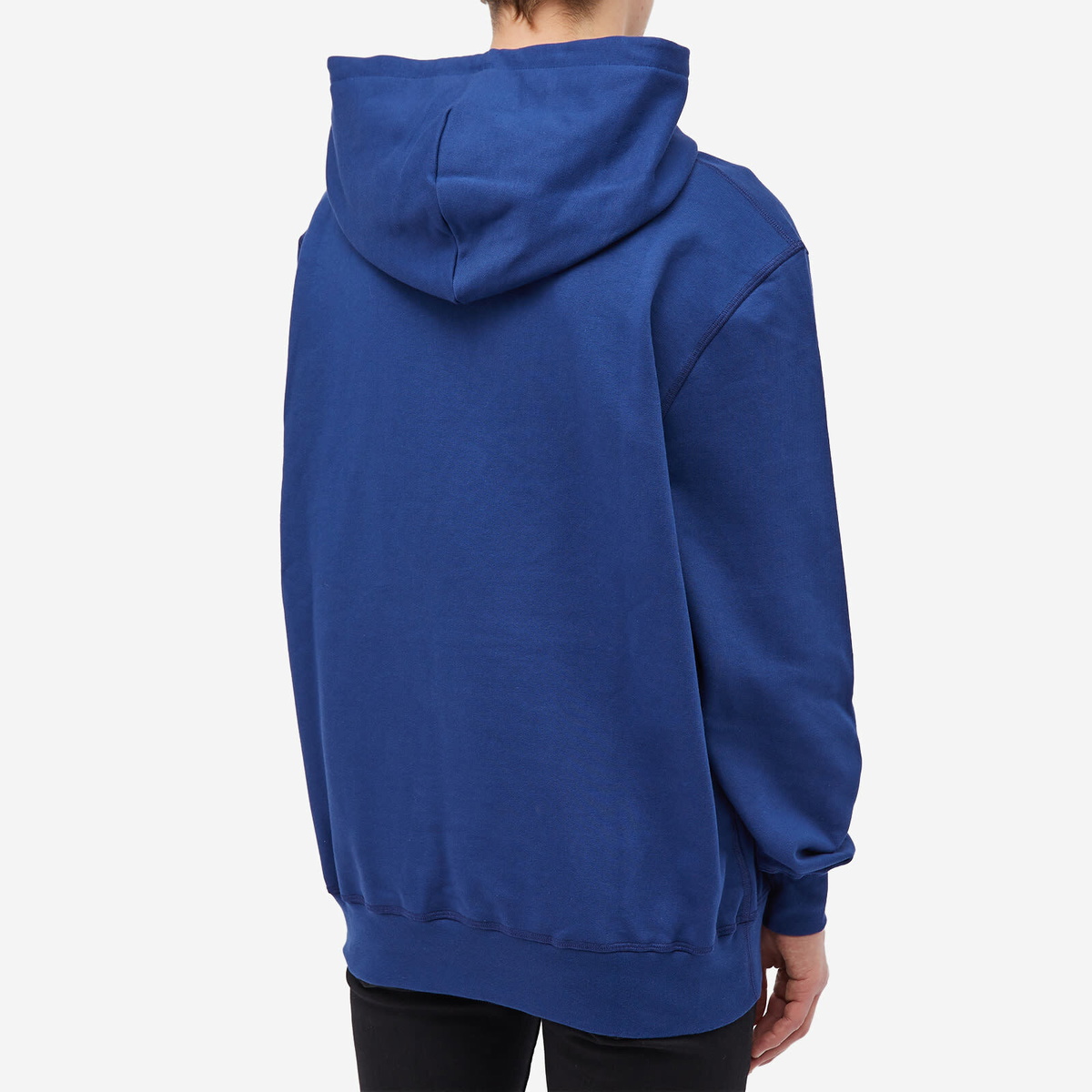 Alexander McQueen Men's Graffiti Logo Hoody in Midnight Blue Alexander ...