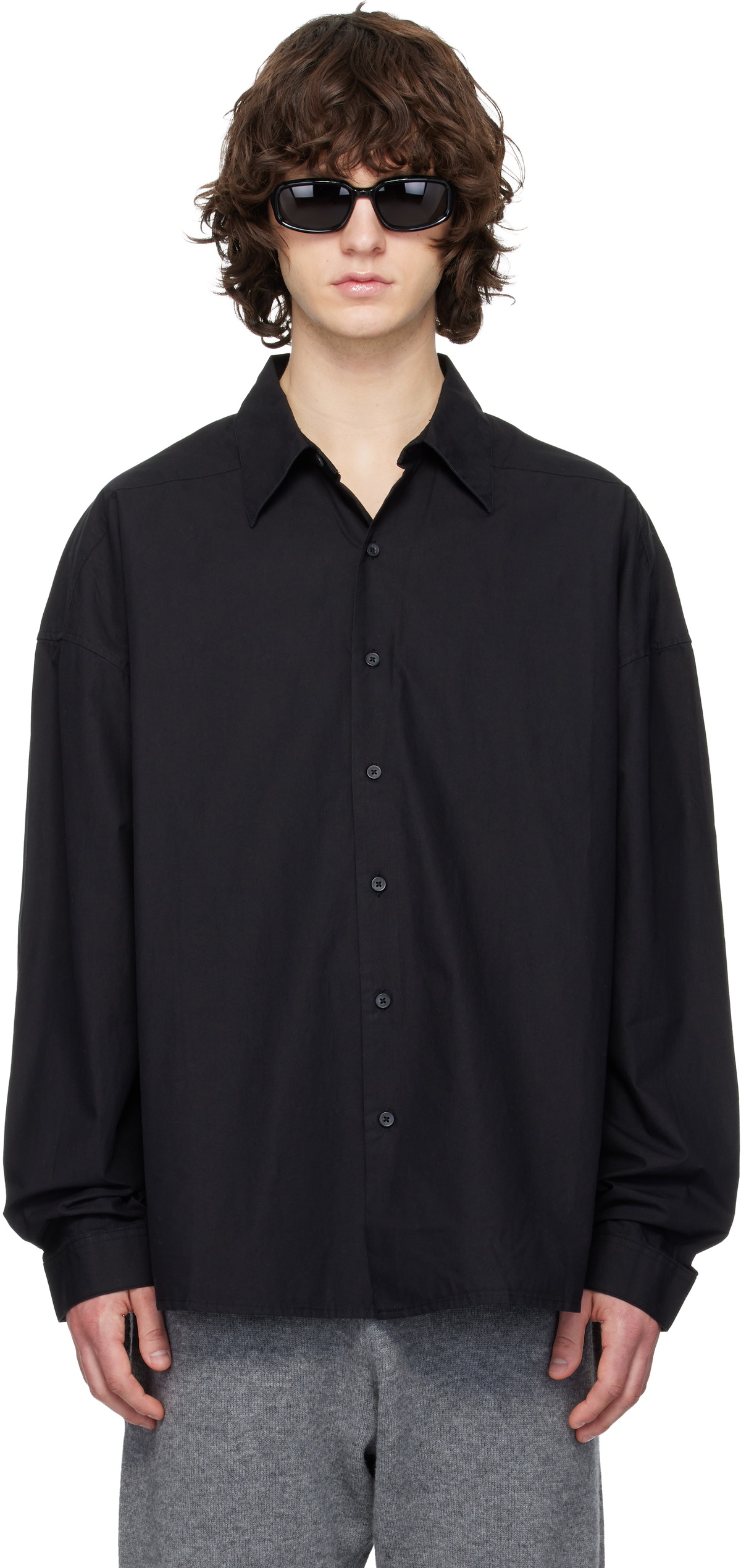 Entire Studios Black Miller Shirt Entire Studios