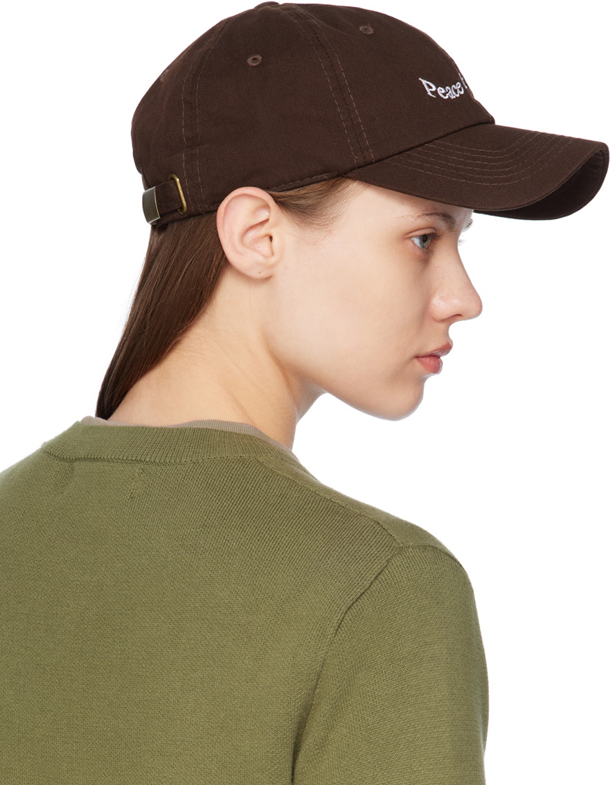 Museum of Peace & Quiet Brown Wordmark Cap Museum of Peace and Quiet