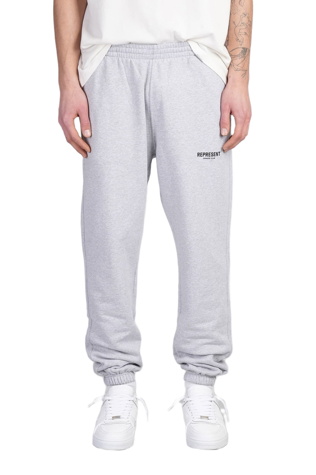 REPRESENT Pants In Grey Cotton Represent