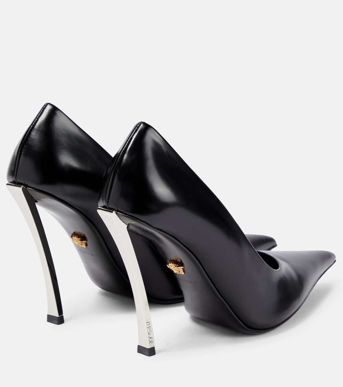 Versace - Pin-Point leather pumps Versace