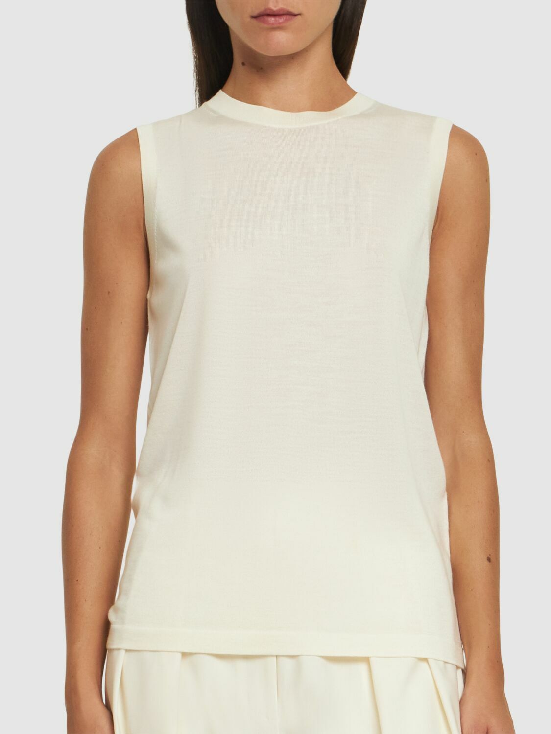 HELMUT LANG Wool & Silk Knit Shrug Helmut Lang