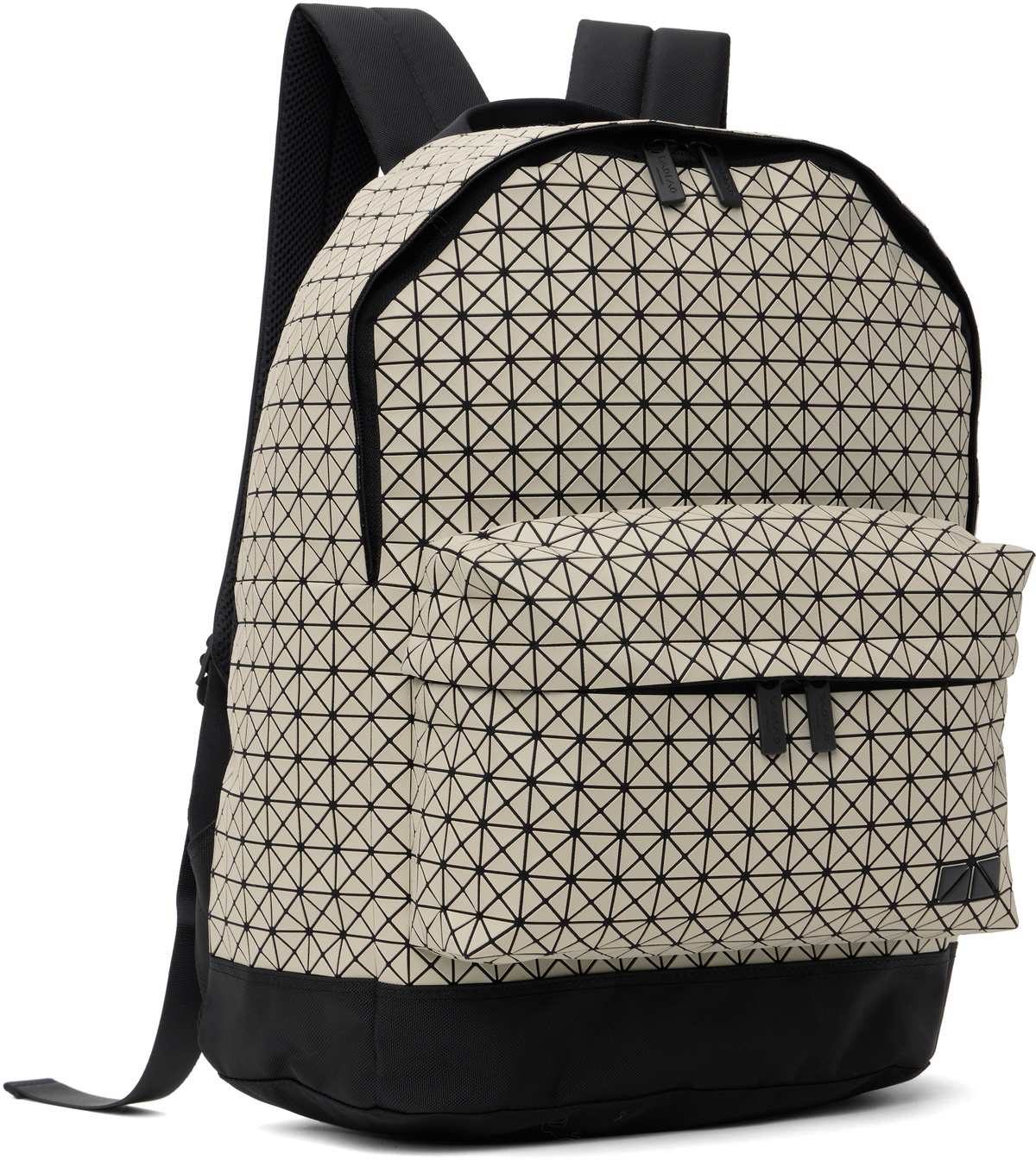 BAO BAO ISSEY MIYAKE Beige Daypack Backpack Bao Bao Issey Miyake
