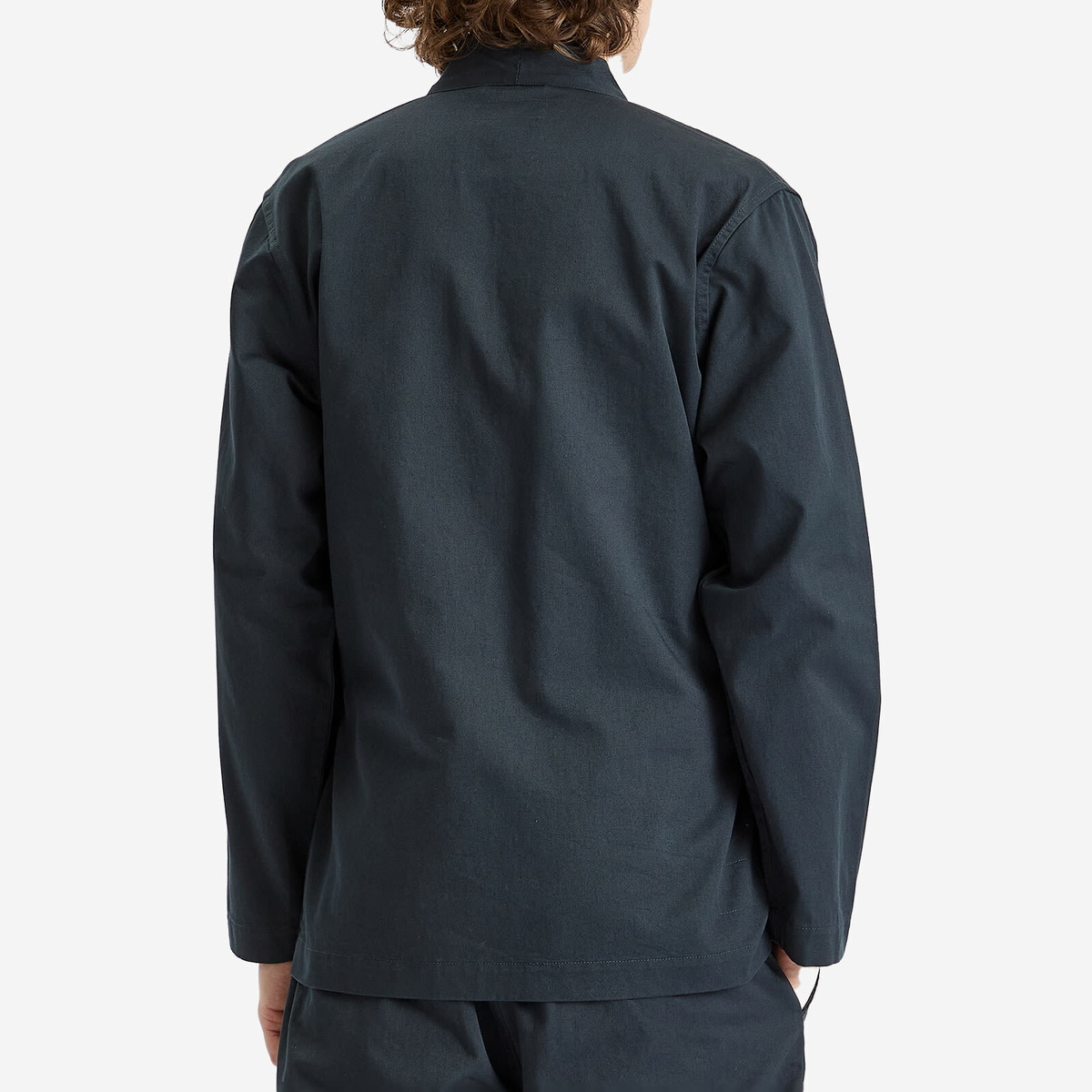 Universal Works Men's Kyoto Work Jacket in Navy Universal Works