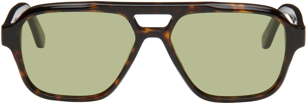 RETROSUPERFUTURE Brown Maneval Sunglasses RETROSUPERFUTURE