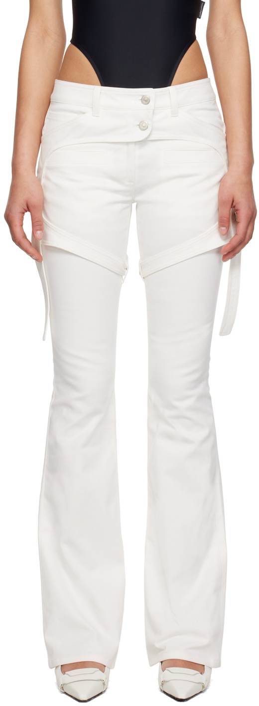 Courrèges Off-White Racer Trousers Courreges