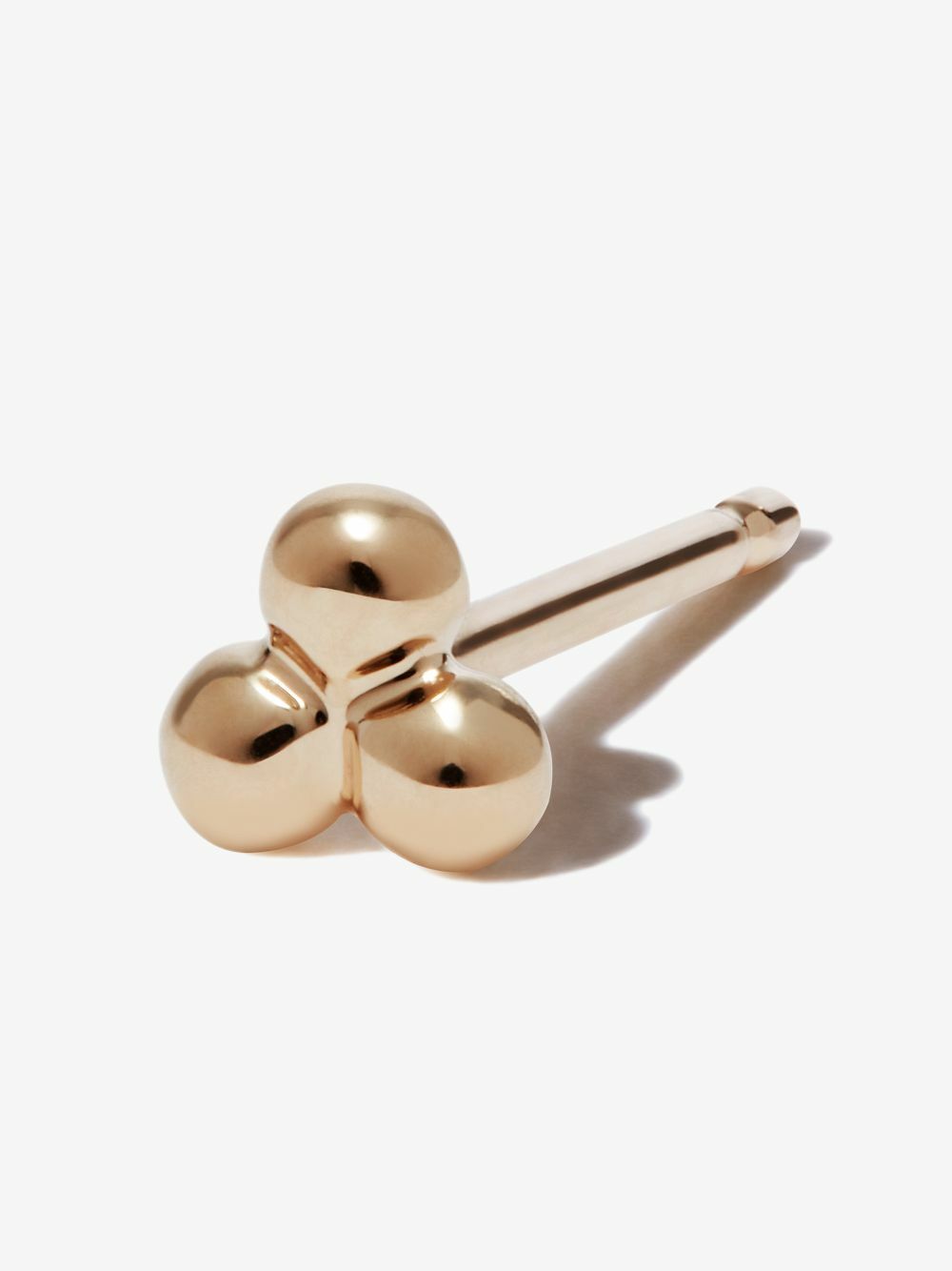MARIA TASH 18K Yellow Gold Three Ball Trinity Earring Maria Tash
