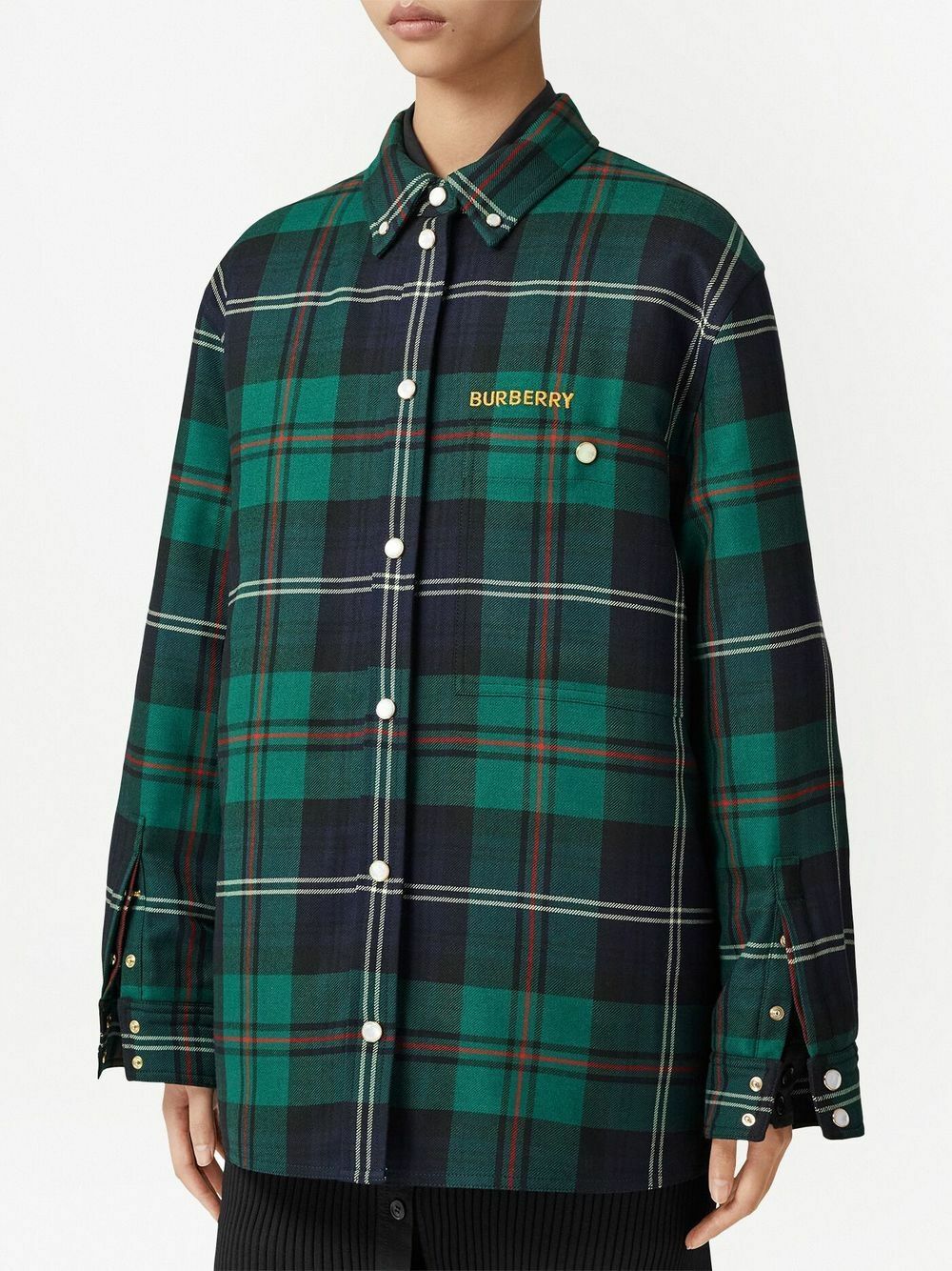 BURBERRY - Wool Tartan Shirt Burberry