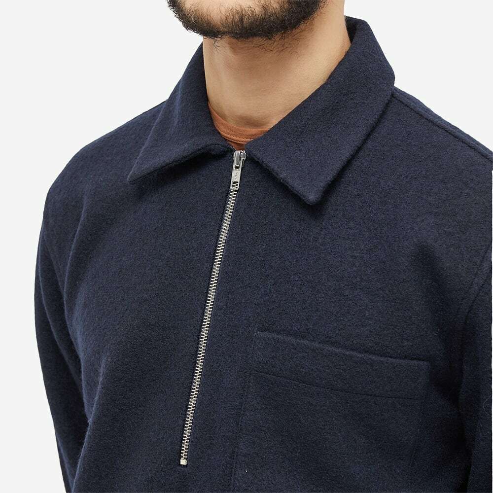 NN07 Men's Ivan Half Zip in Navy Blue NN07