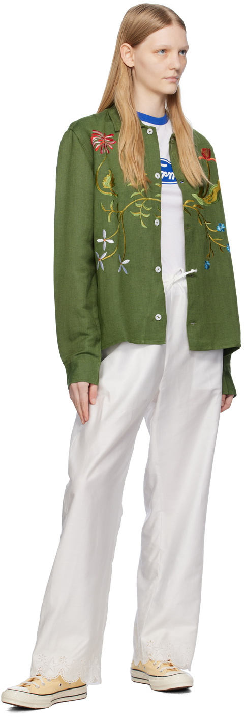 Sky High Farm Workwear Green Garden Shirt Sky High Farm Workwear