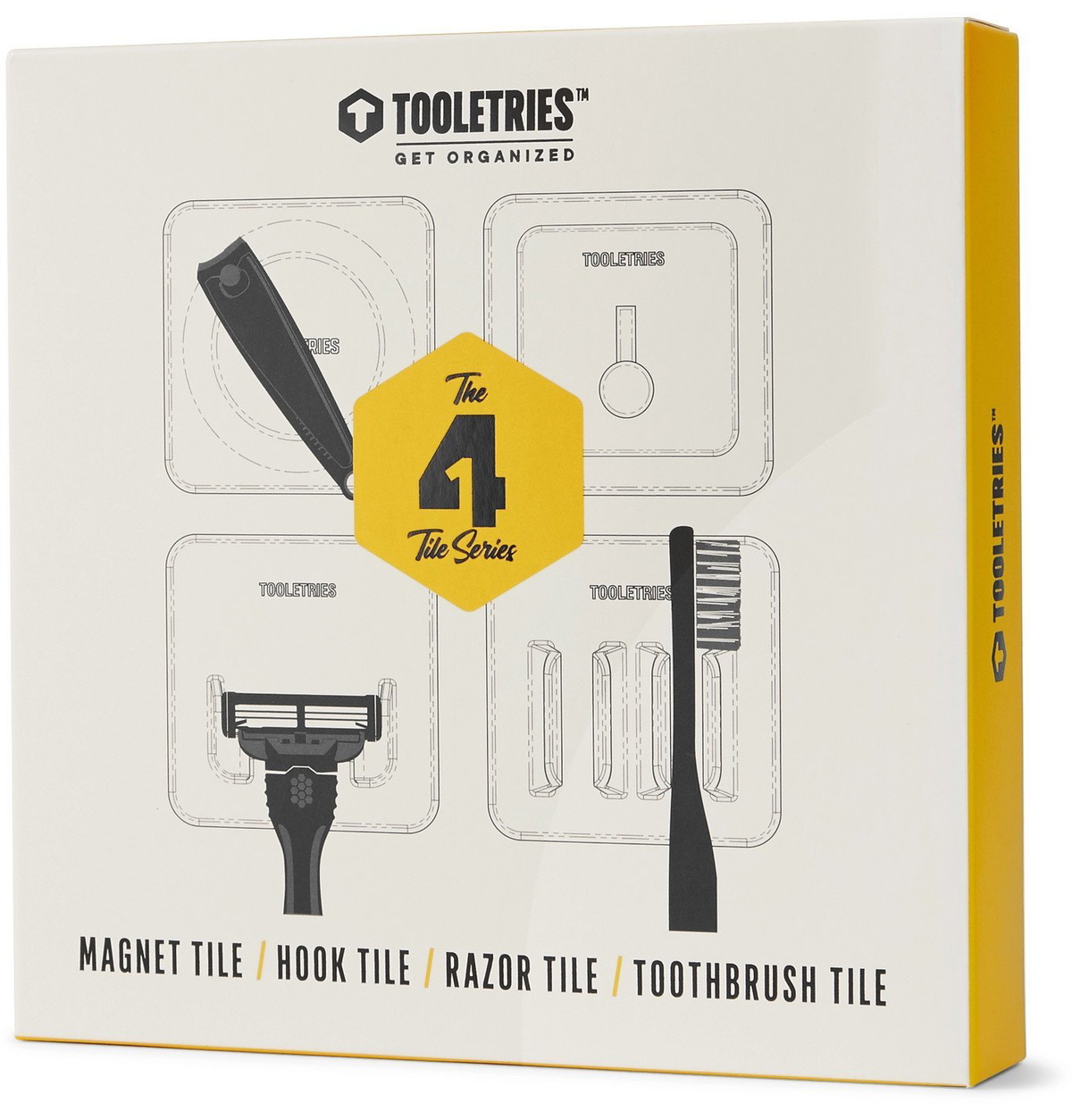 TOOLETRIES - The 4in1 Silicone Tile Series - Colorless