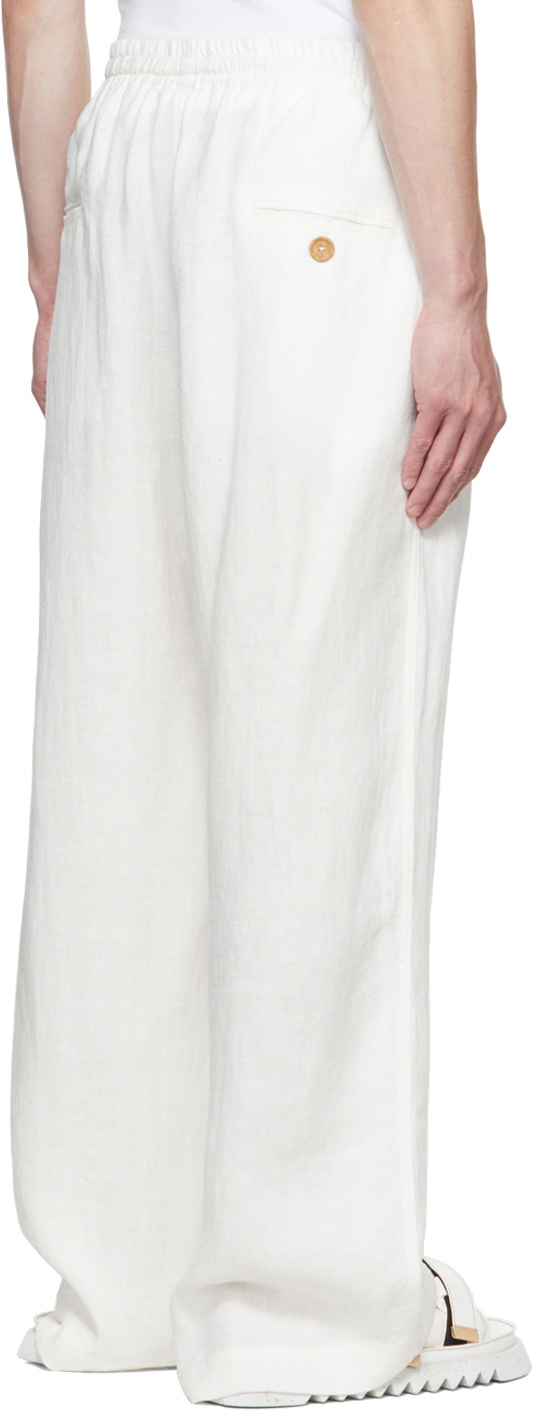 COMMAS White Wide Leg Trousers Commas