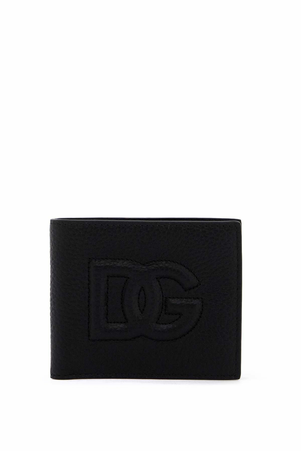 DOLCE & GABBANA dg logo bifold wallet in Black Dolce & Gabbana