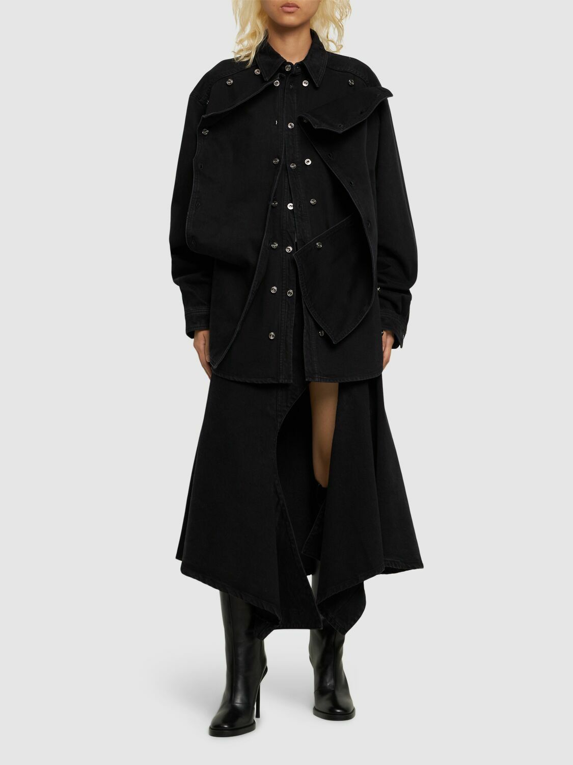 Y/PROJECT Snap-off Oversized Denim Shirt Y/Project