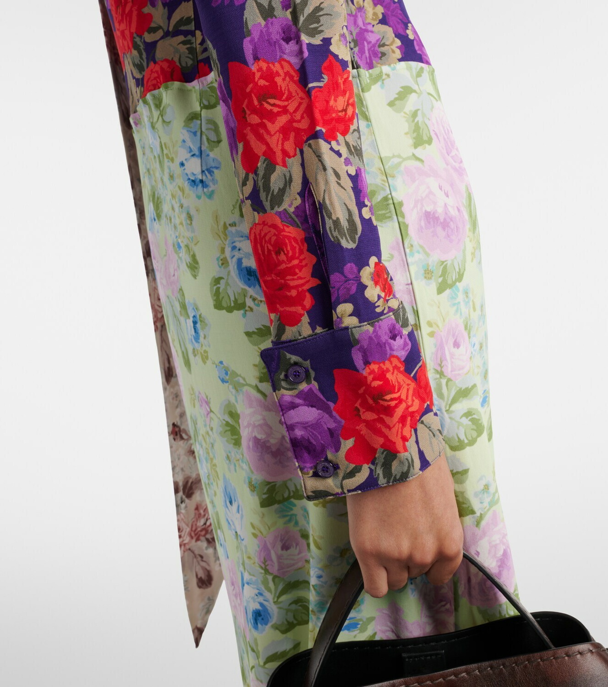 Acne Studios Dalmati floral midi dress Acne Studios