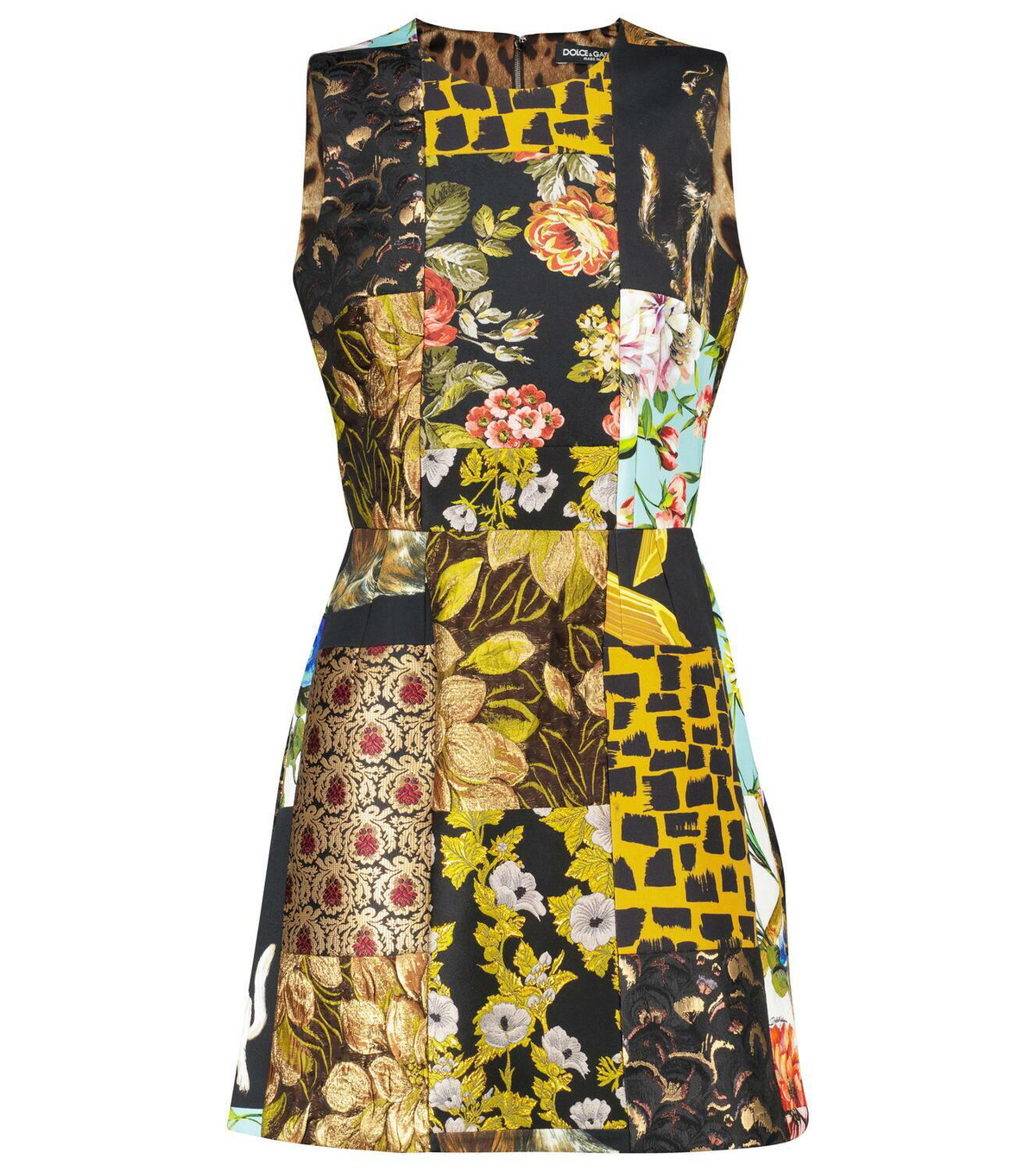 Dolceandgabbana Jacquard And Brocade Minidress Dolce And Gabbana