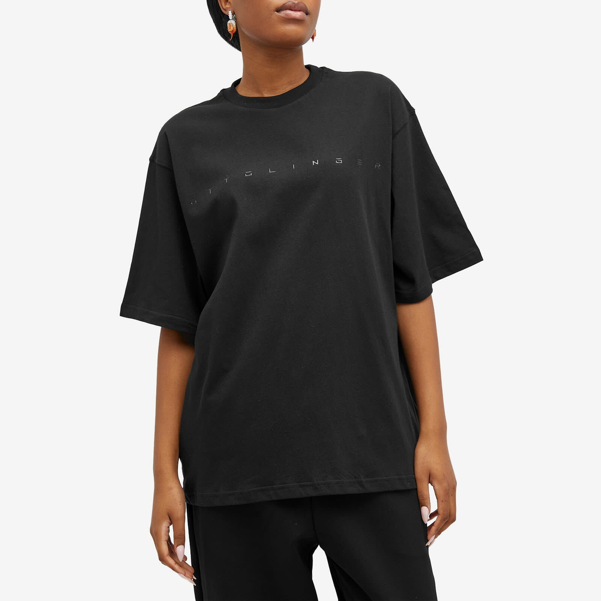Ottolinger Women's Classic Logo T-Shirt in Black Ottolinger