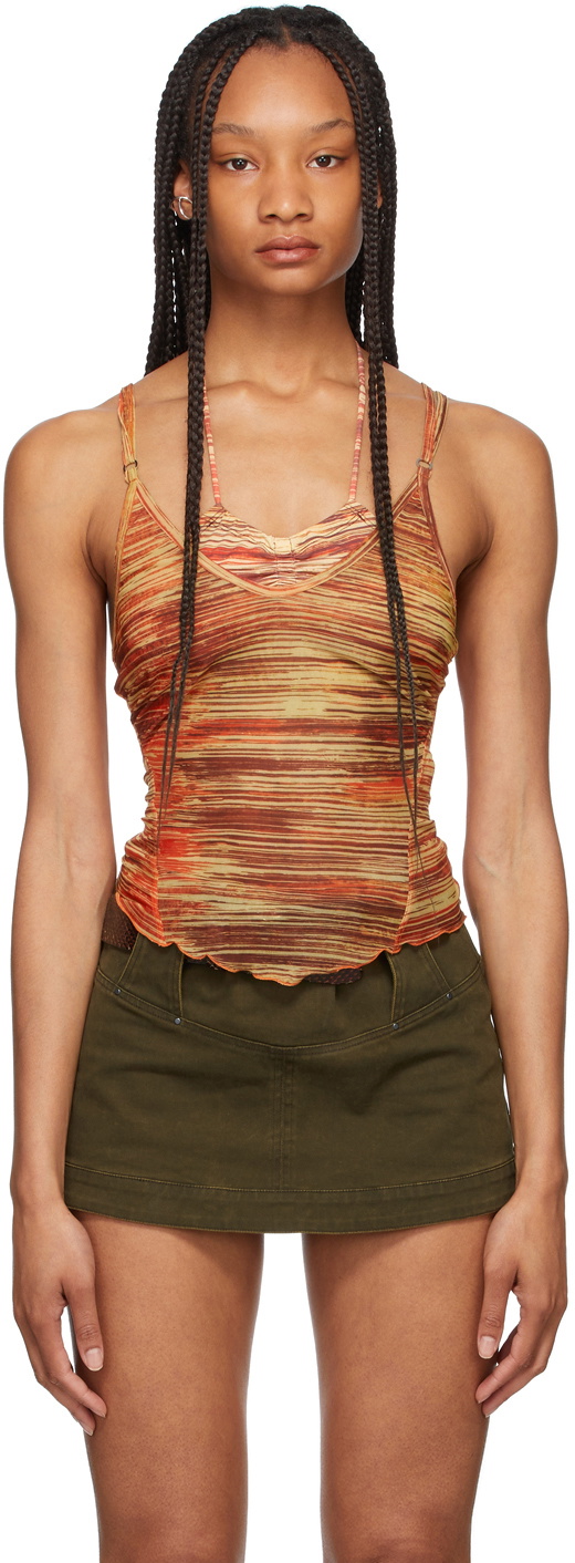 Charlotte Knowles Red Halcyon Tank Top Charlotte Knowles