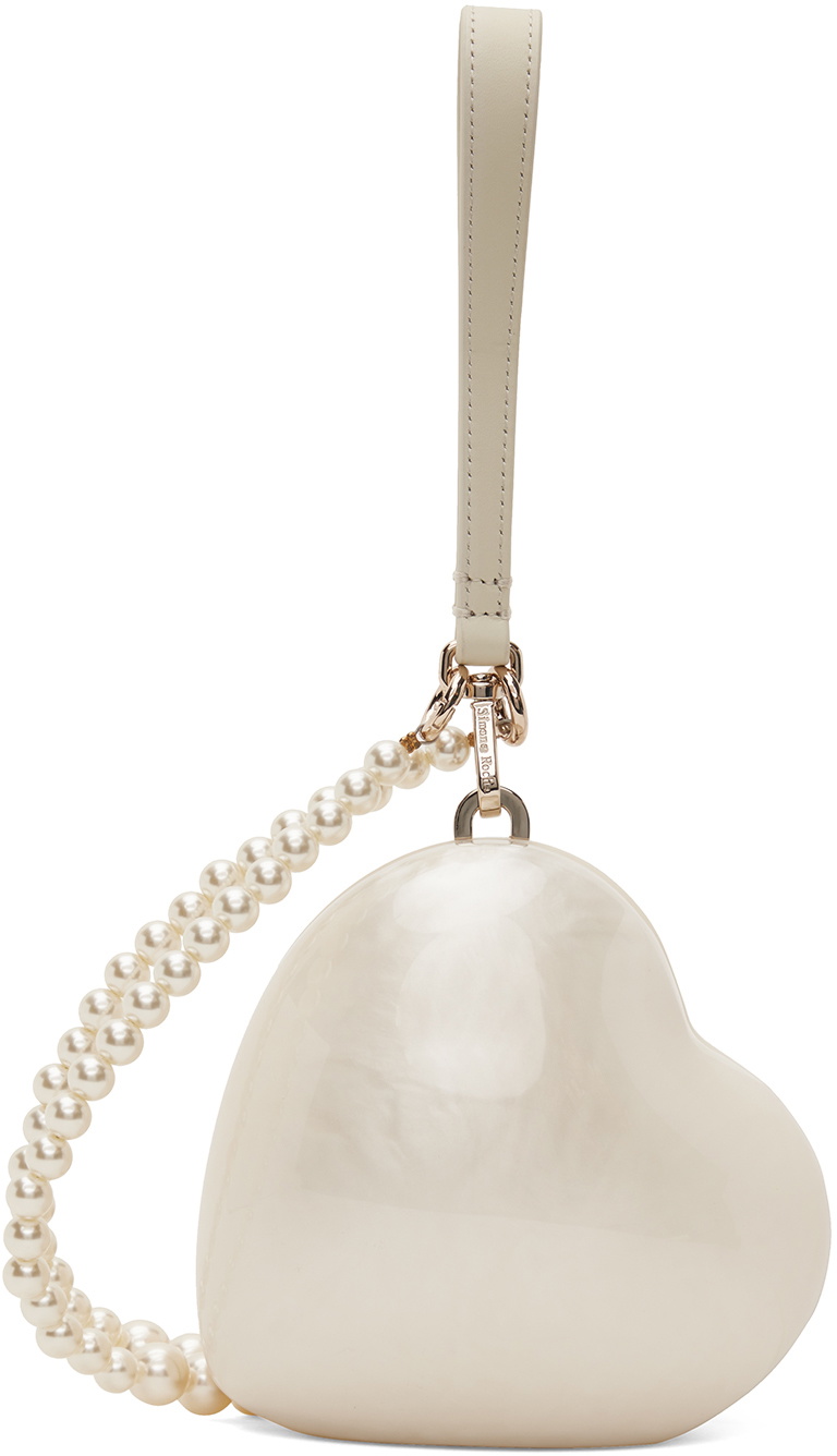 Simone Rocha Off-White Micro Heart Bag Simone Rocha