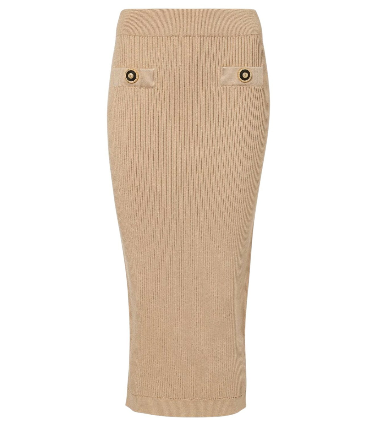 Balmain Ribbed-knit pencil skirt Balmain