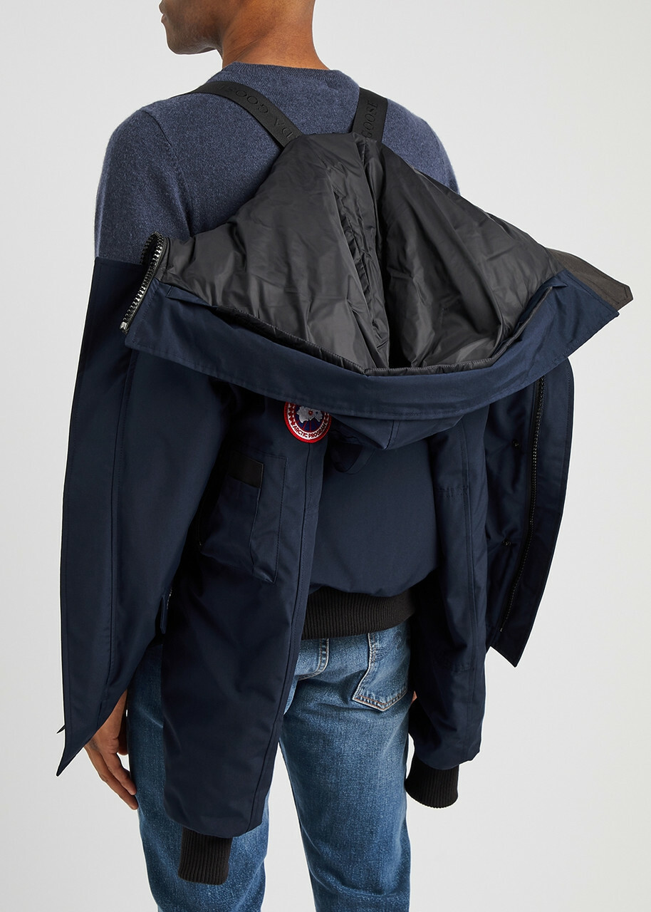 Canada Goose Chilliwack Navy Arctic-Tech Bomber Jacket, Navy, Bomber ...