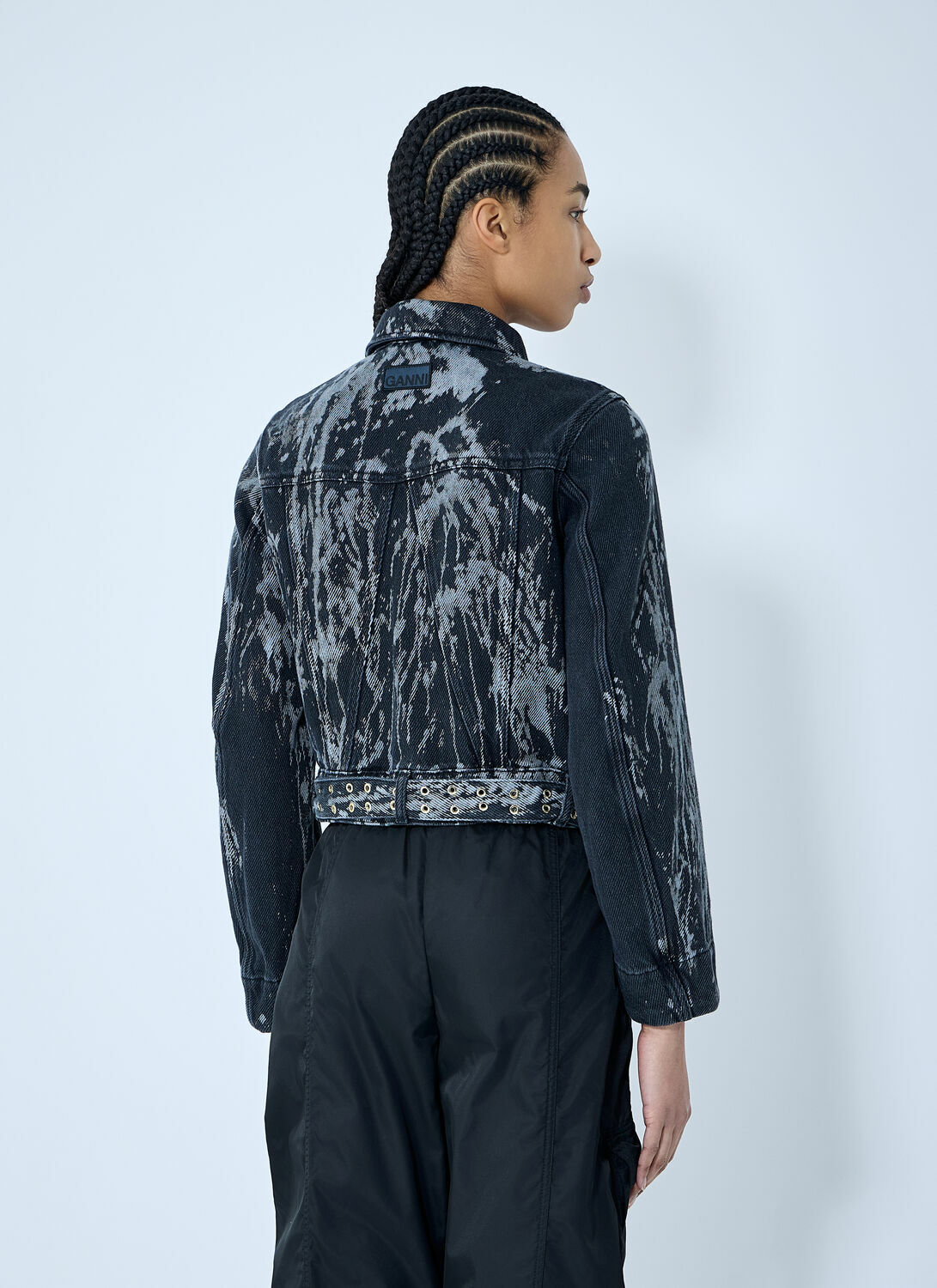GANNI Heavy Denim Belted Jacket GANNI