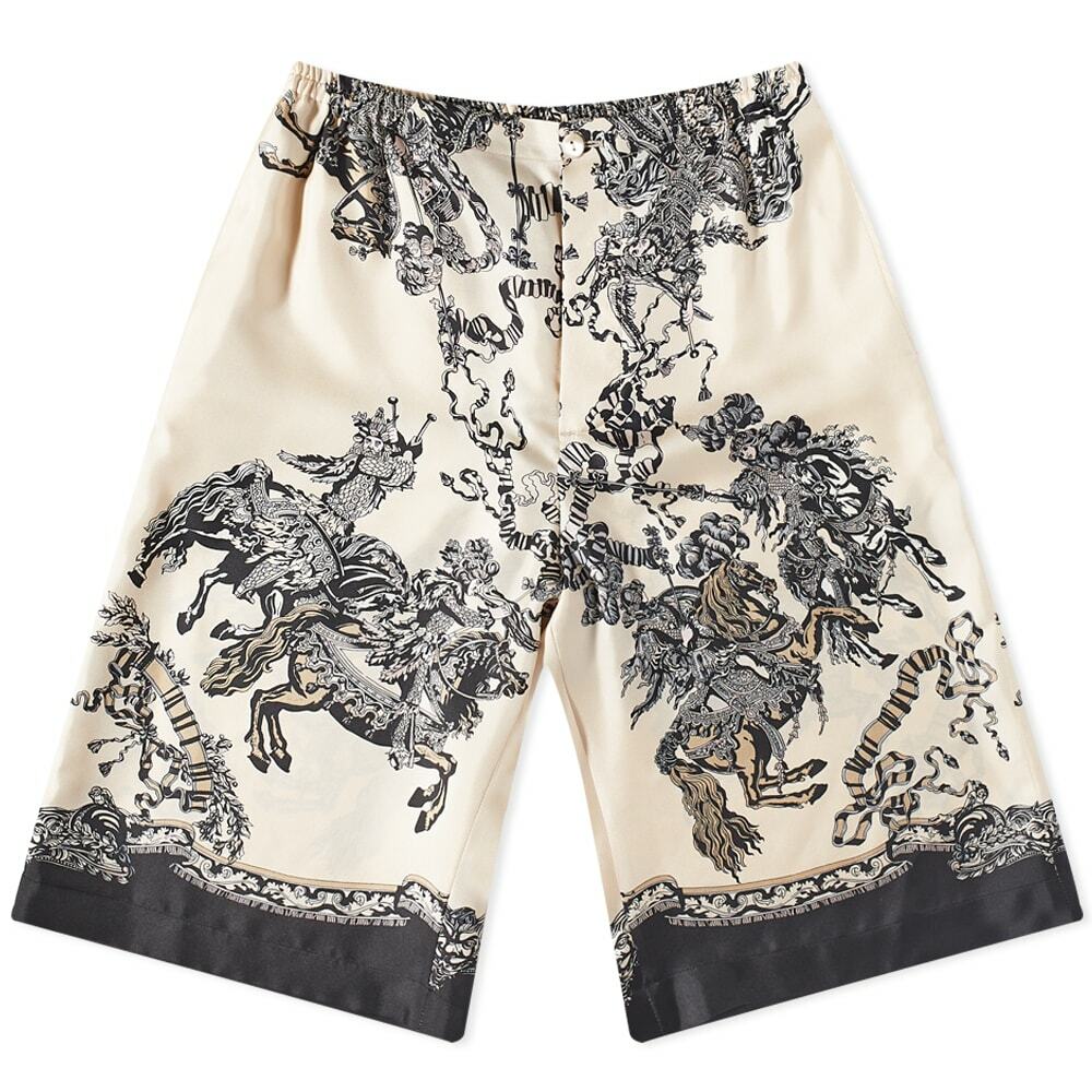 Gucci Men's Patterned Short in Ivory Gucci