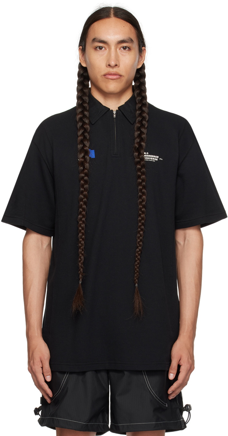 ADER error Black Converse Edition Zip Polo ADER error