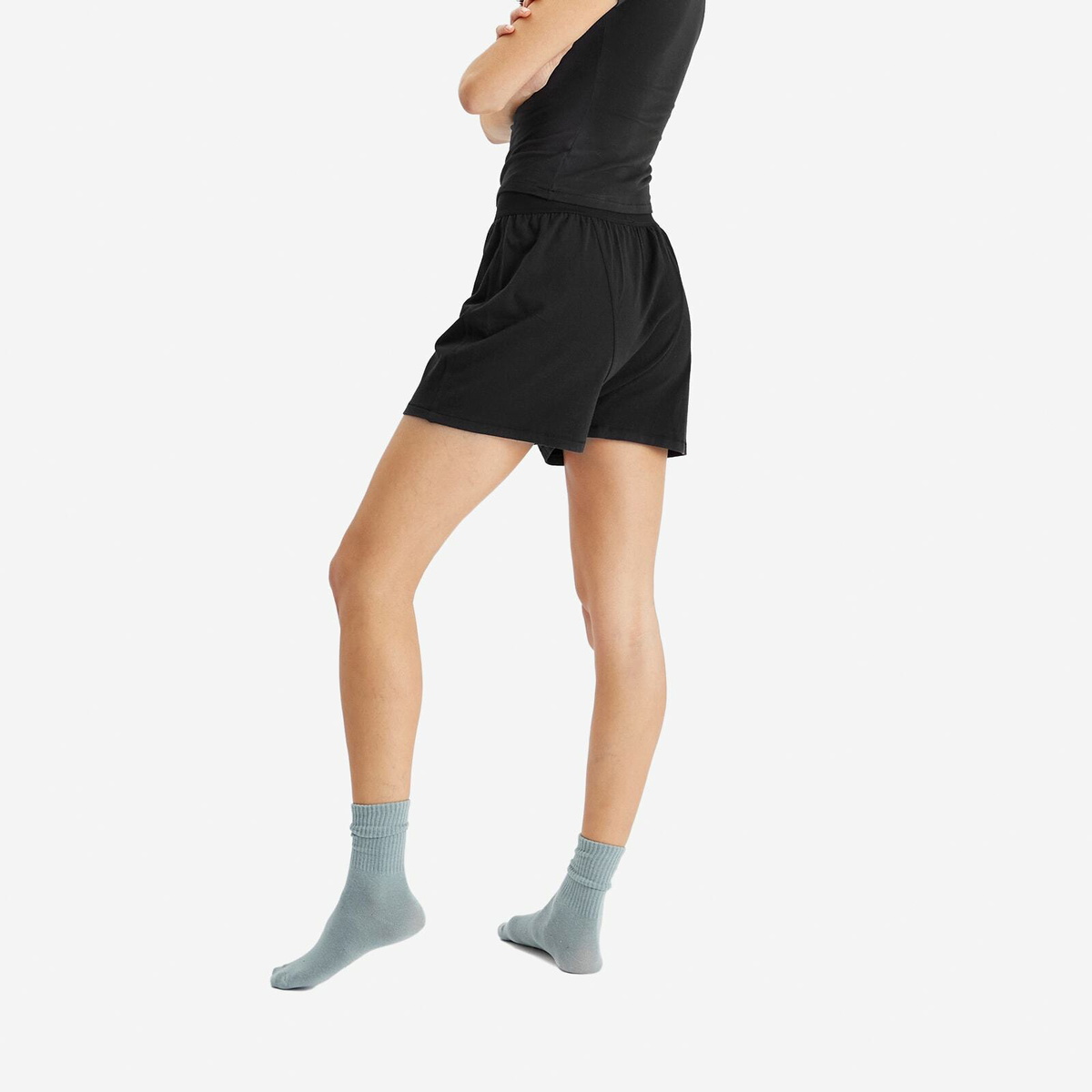 SKIMS Women's Boyfriend Loose Boxer in Onyx SKIMS