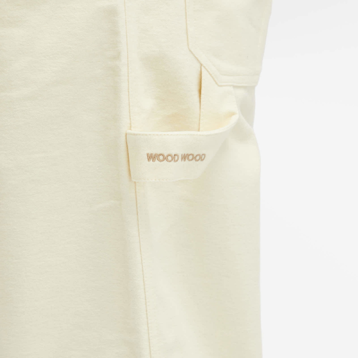 Wood Wood Men's Willy Carpenter Trouser in Off-White Wood Wood