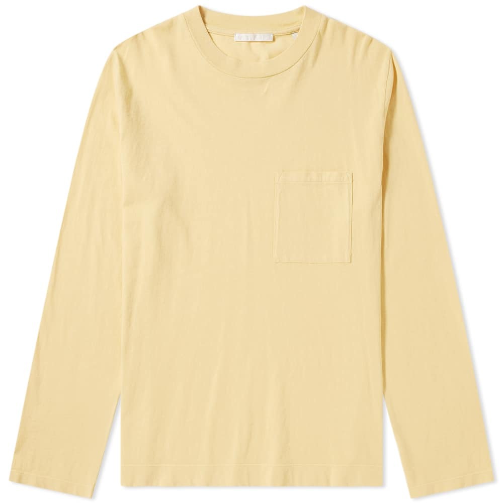 Our Legacy Long Sleeve Box Tee Yellow Our Legacy
