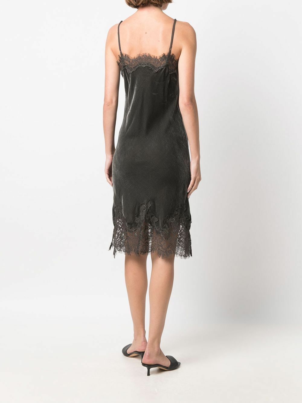 GOLDHAWK - Velvet Midi Dress Goldhawk