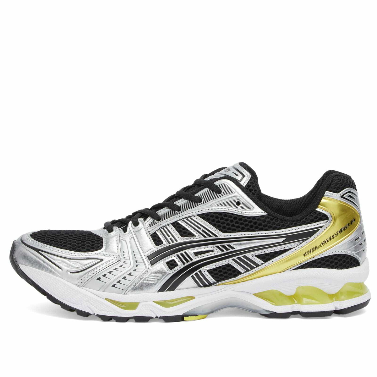 Asics Gel-Kayano 14 in Black/Lemon Spark ASICS