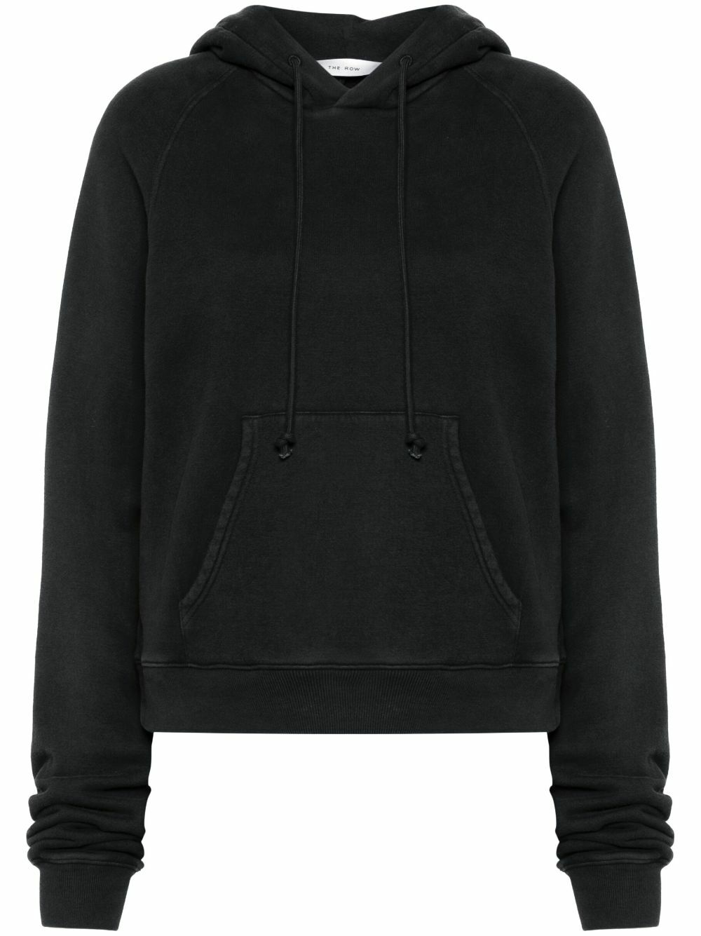 The Row Black Naoki Cotton Hoodie The Row