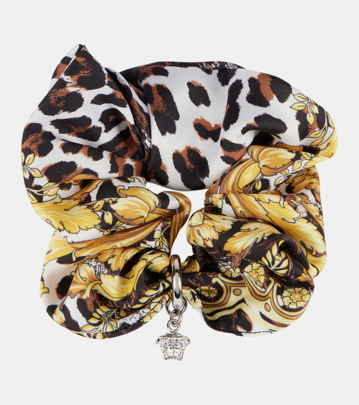 Versace Wild Barocco twill scrunchie Versace