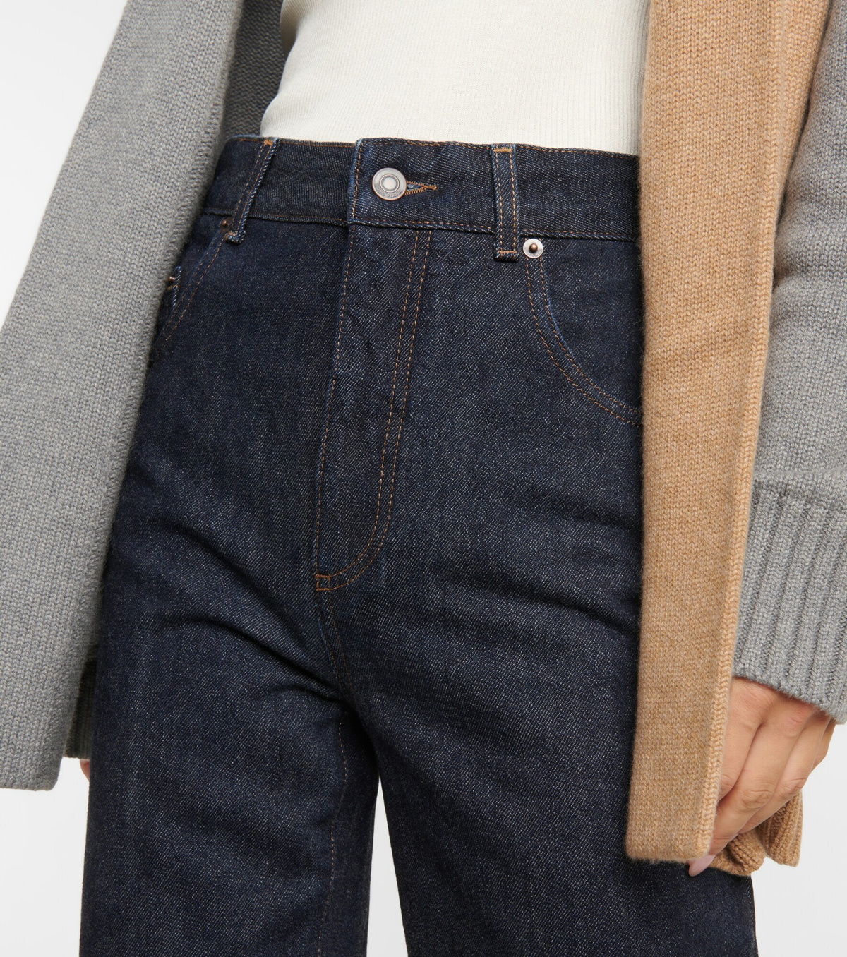 Loro Piana - High-rise flared jeans Loro Piana