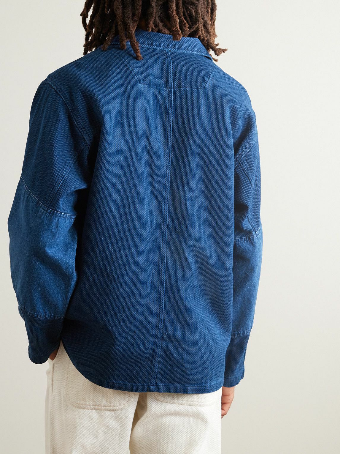 Blue Blue Japan - Panelled Cotton Shirt - Blue Blue Blue Japan