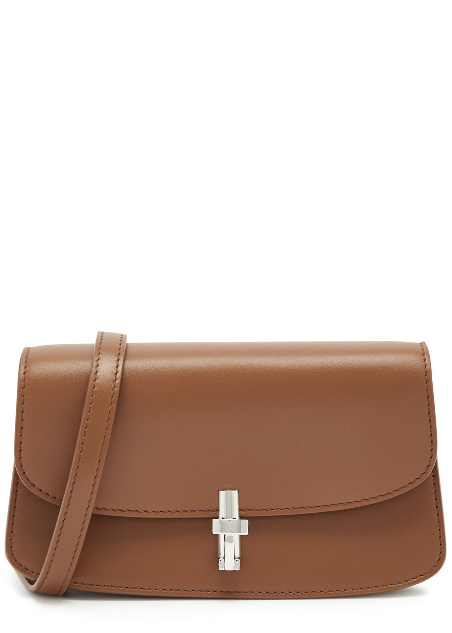 The Row Sofia Leather Cross-body bag - Tan - One Size The Row