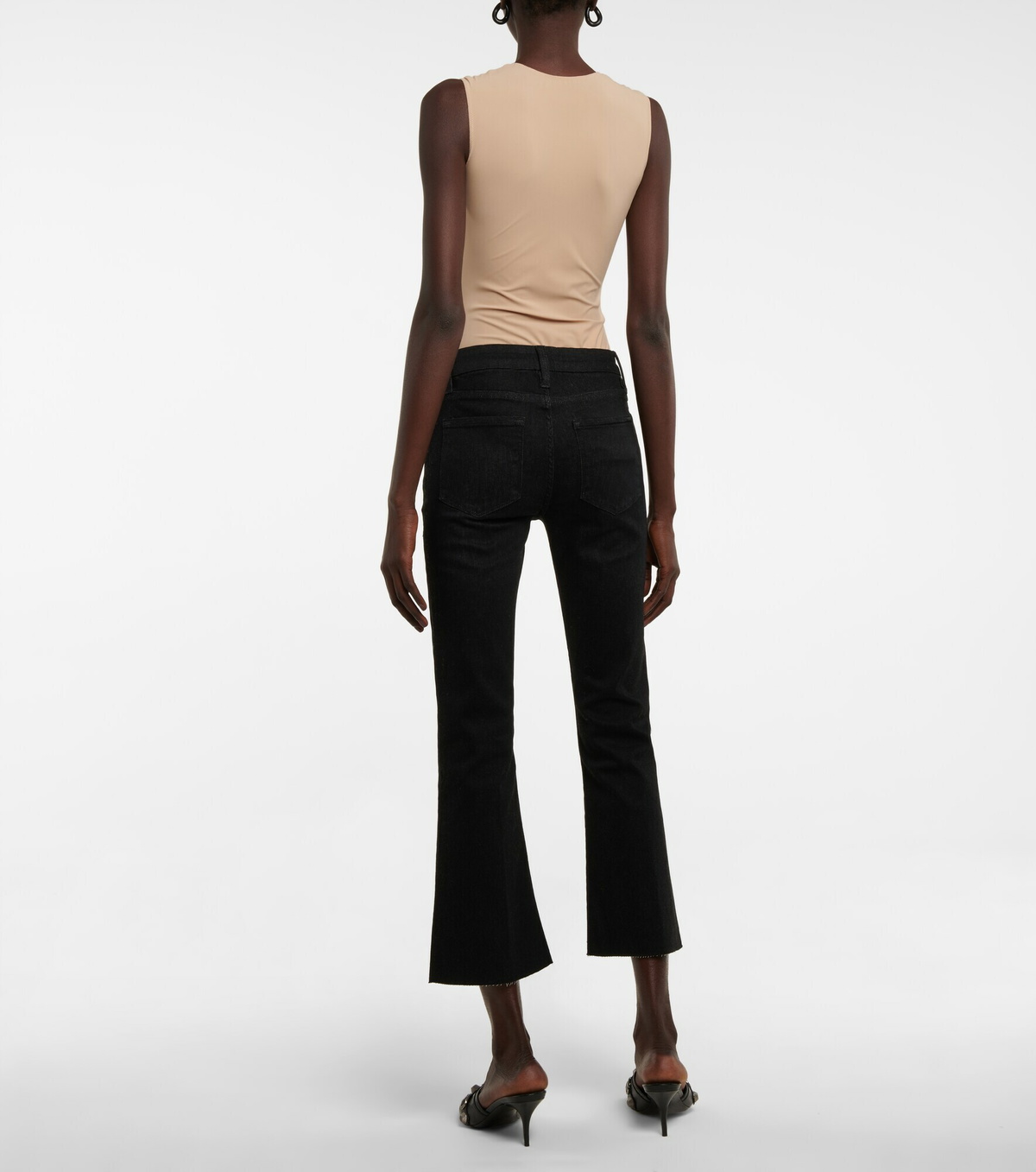 Frame - Le Crop Mini Boot mid-rise jeans Frame Denim