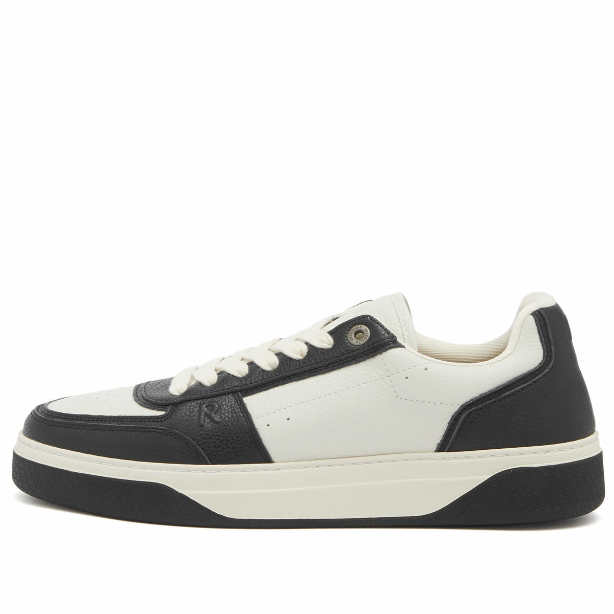 Represent Men's Initial Sneaker in Black/Vintage White Represent