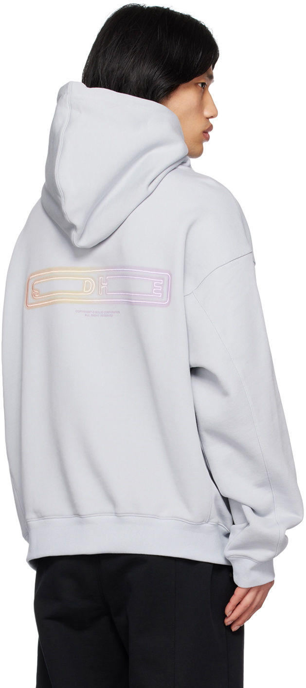 Solid Homme Blue Gradient Hoodie Solid Homme