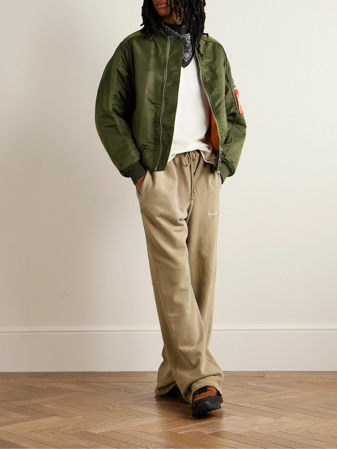 Cherry Los Angeles - Logo-Appliquéd Nylon Bomber Jacket - Green CHERRY LA