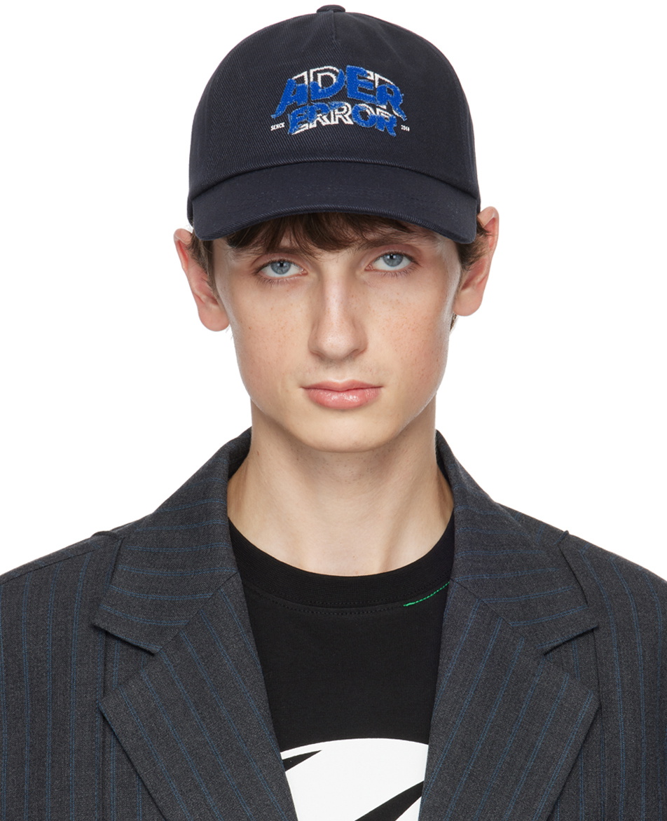 ADER error Navy Embroidered Cap ADER error