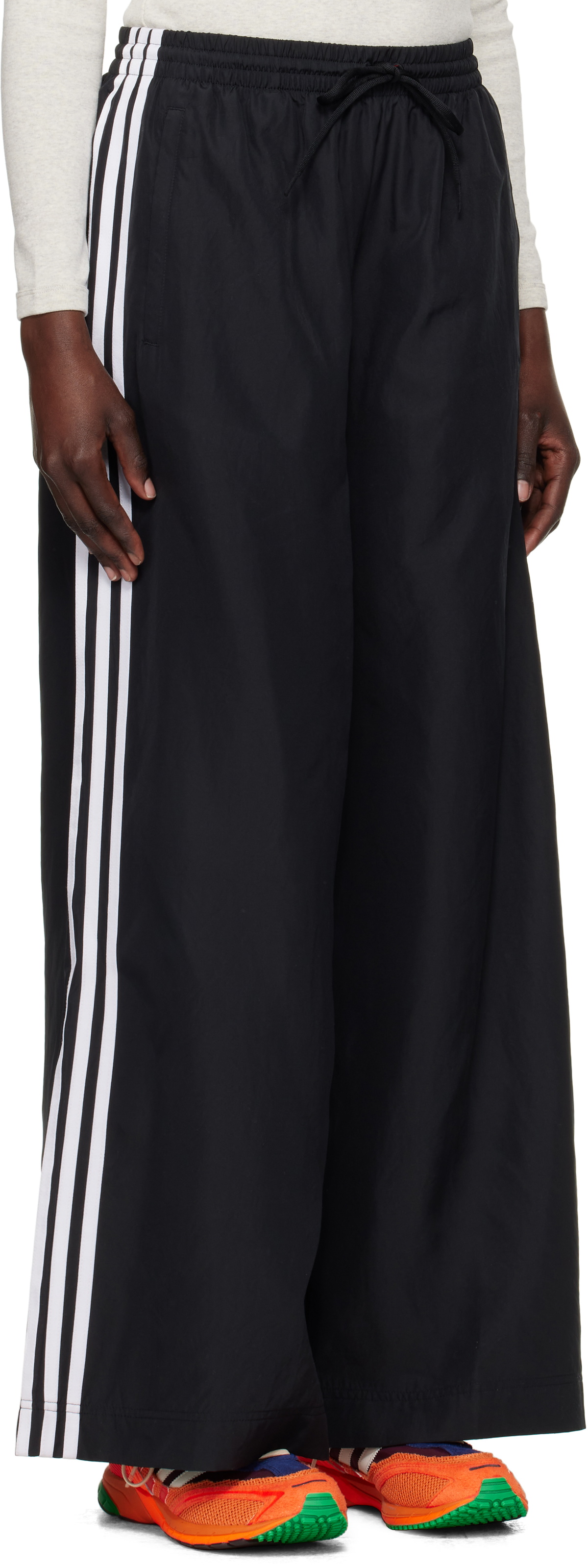 adidas Originals Black Adilenium Season 3 Oversized Track Pants adidas ...