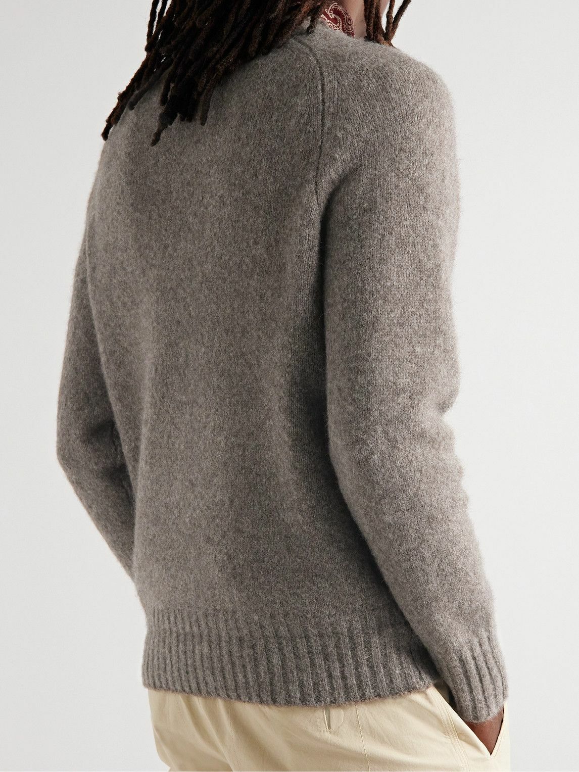 Alex Mill - Alex Knitted Sweater - Brown Alex Mill