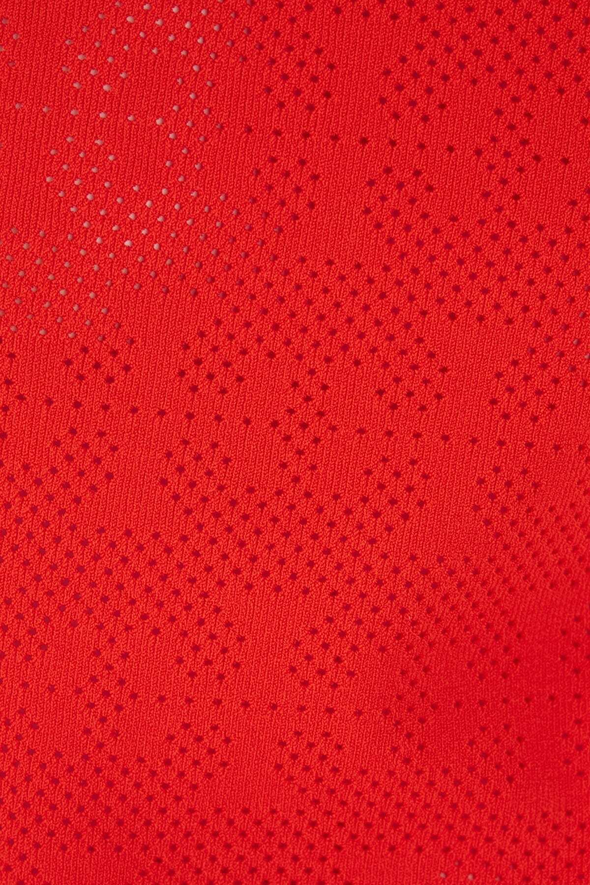 Tory Burch Red Viscose Blend Top Tory Burch